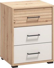 XXXLutz NOČNÍ STOLEK, kašmírová, dub artisan, 48/63/40 cm Xora - 000834013409