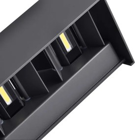 LED Venkovní nástěnné svítidlo LED/24W/230V 4000K IP65 černá