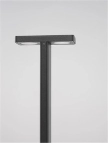 NV 9492780 Venkovní sloupkové svítidlo POET antracitový hliník a čiré sklo LED 16W 3000K 220-240V 90st. IP65 - NOVA LUCE