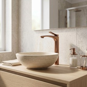 Rea Vision Premium, vysoká umyvadlová baterie h-265, měděná matná, REA-B6490