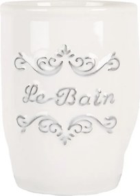 Keramický kelímek na zubní kartáčky Le Bain - Ø 8*10 cm