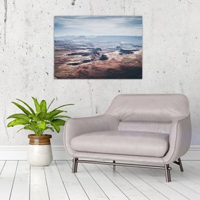 Skleněný obraz kaňonů, USA (70x50 cm)