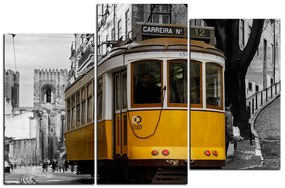Obraz na plátně - Historická tramvaj v centru Lisabonu 1116C (105x70 cm)