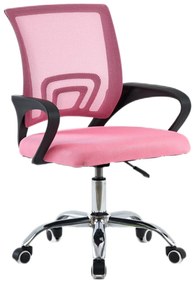 Kondela Kancelářská židle, růžová/černá, DEX 4 NEW