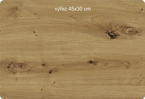 "Koláč" Dřevěné hodiny 40x40 cm provedení povrchu: černá s patinou