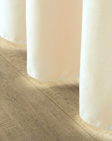 Závěs na řasicí pásce krémový sametová 140 x 280 cm 1 ks.