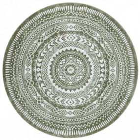 Kusový koberec Napkin green kruh-120x120 (průměr) kruh