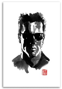 Gario Obraz na plátně Terminátor, Arnold Schwarzenegger - Péchane Rozměry: 40 x 60 cm