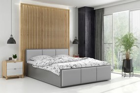 Čalouněná postel PANAMA XT 140x200cm výklopná grafit - šedá