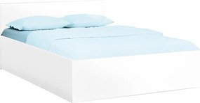 Postel SOFIA 180 x 200 cm, bílá Matrace: Matrace Coco Maxi 20 cm, Rošt: S laťkovým roštem