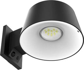 Viking - LED Stm. solární nástěnné svítidlo se senzorem LED/1W/3,7V IP44 4000K