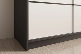 ADRK Furniture Posuvná skříň Calma 150 ADRK-SW-CAL-150-BW