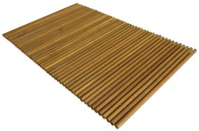 vidaXL Koupelnová předložka akáciové dřevo 80x50 cm