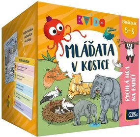 ALBI Hra Kvído - Mláďata v kostce / 60 karet / od 5 let