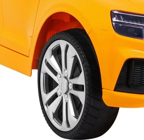 Ramiz Elektrické autíčko Audi Q8 Lift dětské SUV žluté + dálkové ovládání