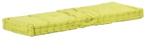 Poduška na nábytek z palet bavlna 120 x 40 x 7 cm zelená - Default Title