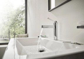 Hansgrohe Finoris, umyvadlová baterie 110, s výpustí Push-Open, CoolStart, EcoSmart, chromová, 76024000