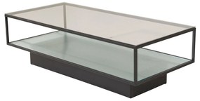 Konferenční stolek Maglehem, černý, 60x130