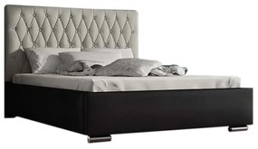 Čalouněná postel SIENA, Siena06 s knoflíkem/Dolaro08, 160x200
