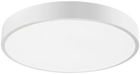 Bílé kovové stropní LED světlo Nova Luce Hadon 40 cm