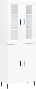 Skříň highboard bílá 69,5 x 34 x 180 cm kompozitní dřevo 3198225