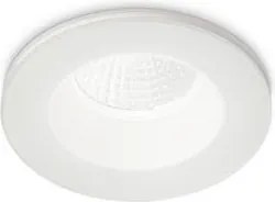 ILUX 252025 LED Stropní zápustné bodové svítidlo Ideal Lux ROOM-65 ROUND WH 252025 8W 800lm 3000K IP65 9,8cm kulaté bílé - IDEALLUX