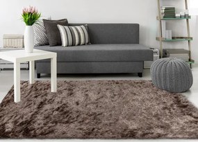 Koberce Breno Kusový koberec TWIST 600/light brown, Hnědá, 160 x 230 cm