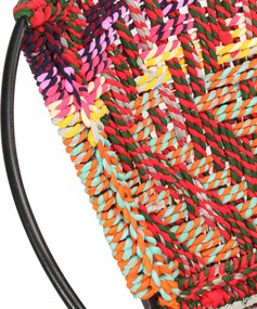vidaXL Kruhové křeslo vícebarevné chindi textil [286609]