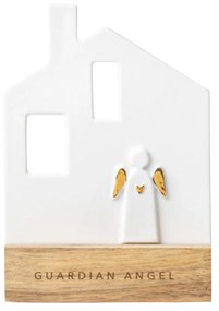 räder Svícen Guardian Angel, bílá barva, dřevo, porcelán