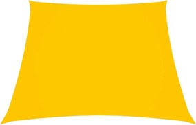 vidaXL Stínicí plachta oxfordská látka lichoběžník 2/4 x 3 m [135131] Barva: Žlutá