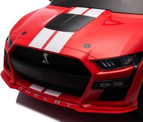 LEAN CARS Elektrické autíčko Ford Mustang GT500 Shelby červené