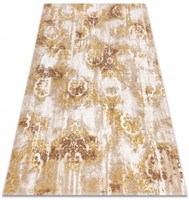 Koberec AKRYL VALS 0W9985 H02 58 Květiny ornament béž / měděný