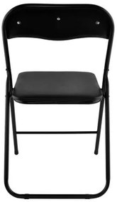 Malatec Skládací židle, černá, 7890