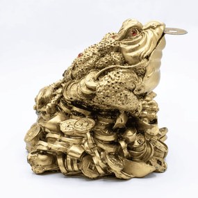 Milujeme Kameny Třínohá žába - soška Feng shui - VADA VAD196