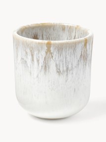 Sada ručně vyrobených pohárků na espresso's reaktivní glazurou Danza, 4 díly
