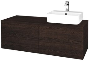 Dřevojas Koupelnová skříňka MODULE SZZ4 120 Varianta: D08 Wenge / D08 Wenge / Levé