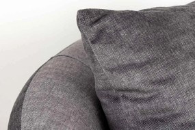Designová 2-místná pohovka Vardinon 178 cm grafitový šedý samet