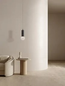 LED stmívatelný černý moderní lustr Chronos