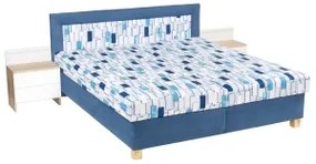 Čalouněná postel JITKA, Velikost postele 180x200, Varianta matrace PRIMA s kokosem 0