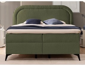 Zelená boxspring postel s úložným prostorem 180x200 cm Ornes – Ropez