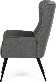 Relaxační křeslo ušák WIPPY - šedá látka