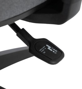 Ergonomická kancelářská židle MERTON - šedá síťovina