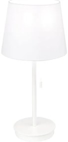 Orion LA 4-1205/1 - Stolní lampa s USB portem LUDWIG 1xE27/40W/230V bílá