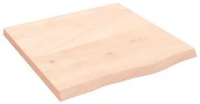 vidaXL Koupelnová deska 60x60x(2-4) cm neošetřené masivní dřevo