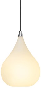 Stropní lampa Drops bílá, stříbrná Rozměry: Ø  23 cm, výška 34 cm