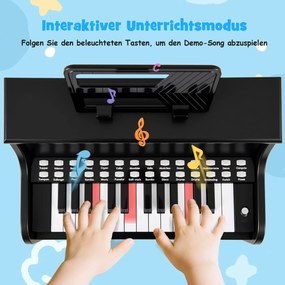Costway 25 Keys Mini Digital Piano se stoličkou Dětské piano