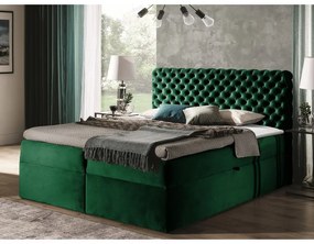 Kontinentální postel Tigline, Rozměr postele: 140 x 200 cm, Barva:: Magic Velvet 2243