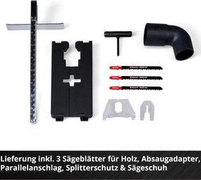 Einhell Professional akumulátorová přímočará pila TP-JST 18/135 Li BL Power X-Change + startovací sada baterie 2,5 Ah