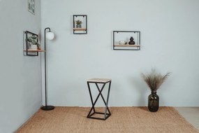 Wudboys [Z] odkládací stolek Barva kovu: Individuální dle dohody, Dřevo..: Dub, moderní skandinávský styl