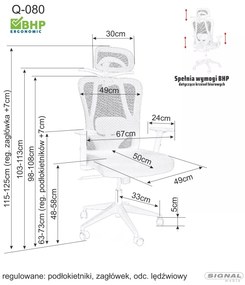Kancelářská židle Ergofex černá